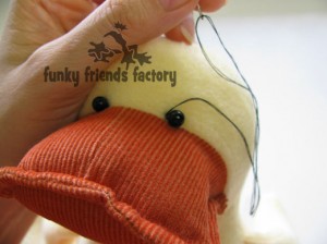 See how to sew my Duck Toy Pattern | Funky Friends Factory