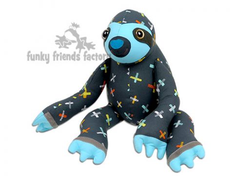 My new Sloth Pattern is ready for release! | Funky Friends Factory
