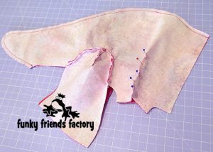 Triceratops dinosaur sewing pattern tutorial | Funky Friends Factory