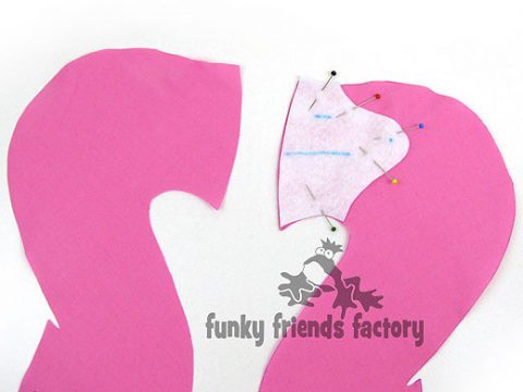See me sew a flamingo | Funky Friends Factory
