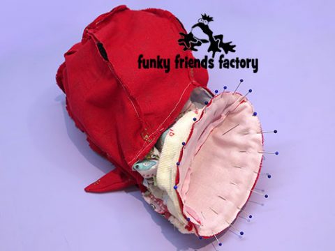 Photo tutorial to sew a soft toy Santa for Christmas | Funky Friends ...