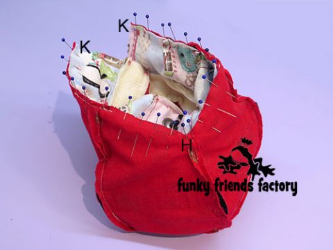 Photo tutorial to sew a soft toy Santa for Christmas | Funky Friends ...