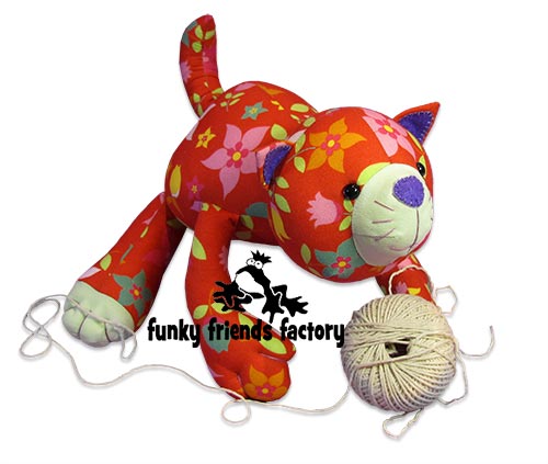 See me sew Kitty Kate | Funky Friends Factory