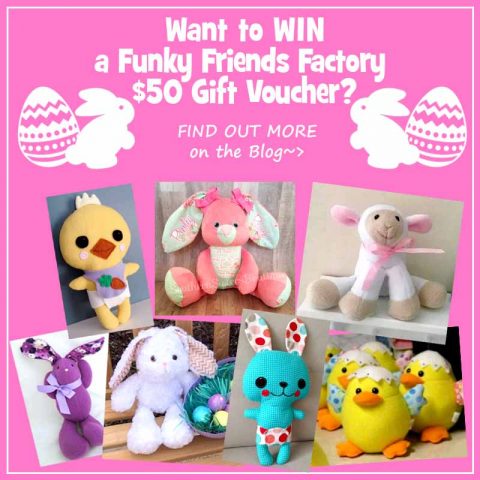 Easter SEWING COMPETITION – WIN a FREE Funky Friends Factory Pattern ...