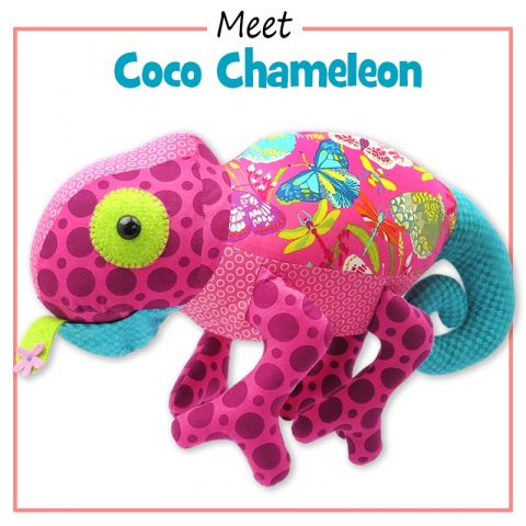 Testing time for the NEW Chameleon sewing pattern! | Funky Friends Factory