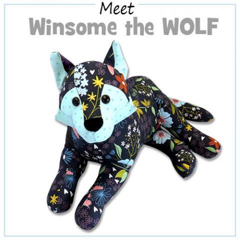 Sew me sew my new wolf pattern! | Funky Friends Factory