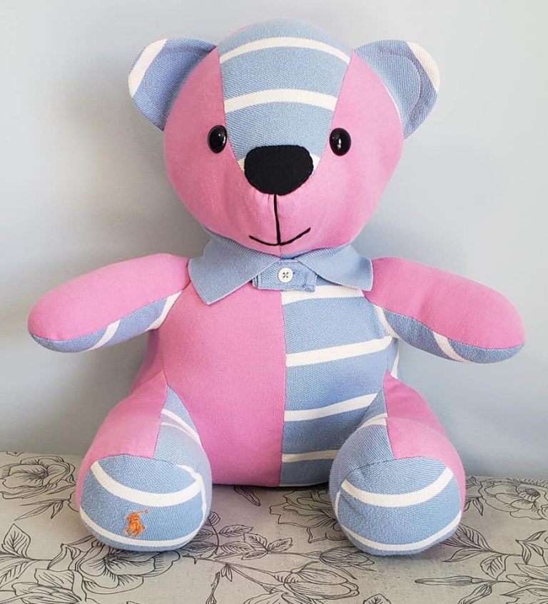 How to add a Shirt Collar to a Memory Bear! Tips and pics | Funky ...