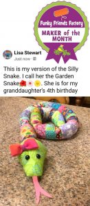 February MAKER OF THE MONTH – wins a FREE Funky Friends Factory Pattern ...