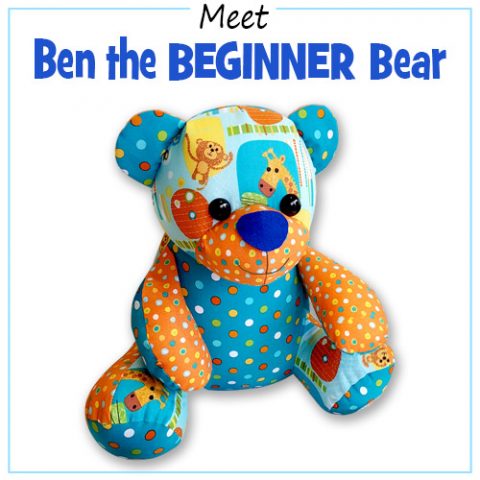 Yeehar ~ the NEW Ben BEGINNER BEAR pattern is READY! | Funky Friends ...