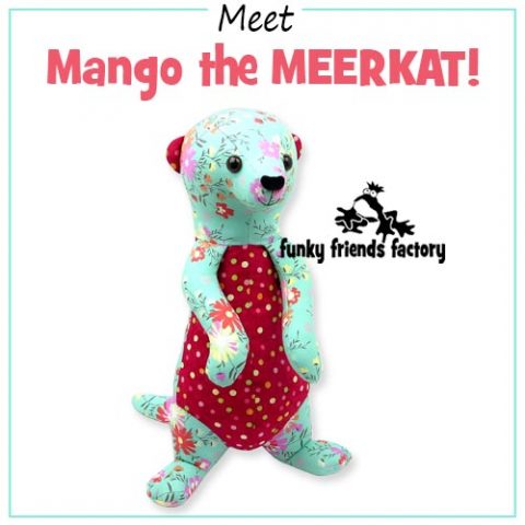 How to sew a soft toy meerkat | Funky Friends Factory