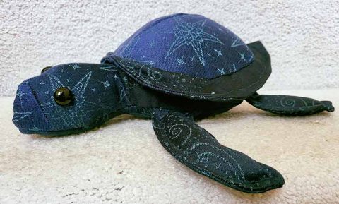 Stu Sea Turtle pattern is a perfect for “fussy cutting”, customization ...