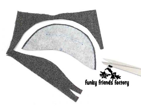 How to sew a flat cap for a teddy bear! | Funky Friends Factory