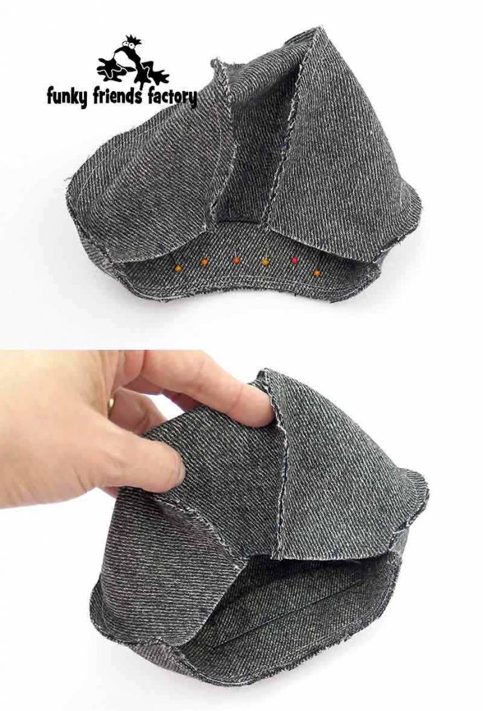 How to sew a flat cap for a teddy bear! | Funky Friends Factory