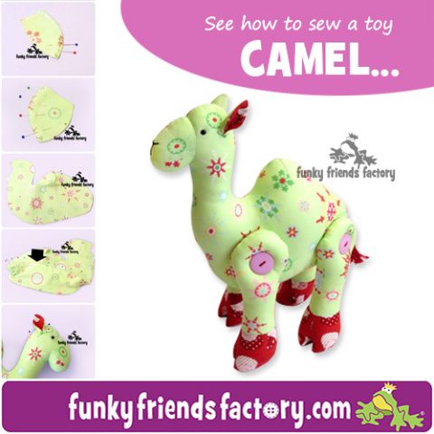 The Chrissy Camel pattern is baaaaaack! | Funky Friends Factory