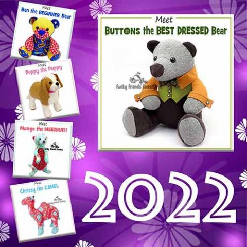 NEW Toy Patterns | Funky Friends Factory