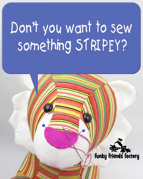 It’s TESTING TIME – for my NEW Tiger sewing pattern! | Funky Friends ...