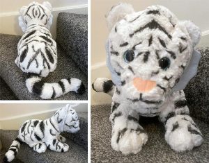 First Tiger Pattern Tester’s feedback photos! | Funky Friends Factory