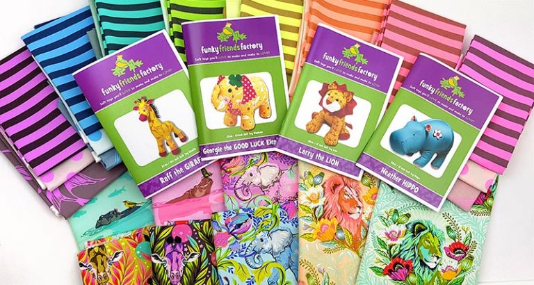 💗Tula Pink Everglow fabric and Funky Friends Factory pattern Giveaway!💗 ...