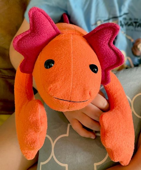 Axolotl sewing pattern ready for release! | Funky Friends Factory