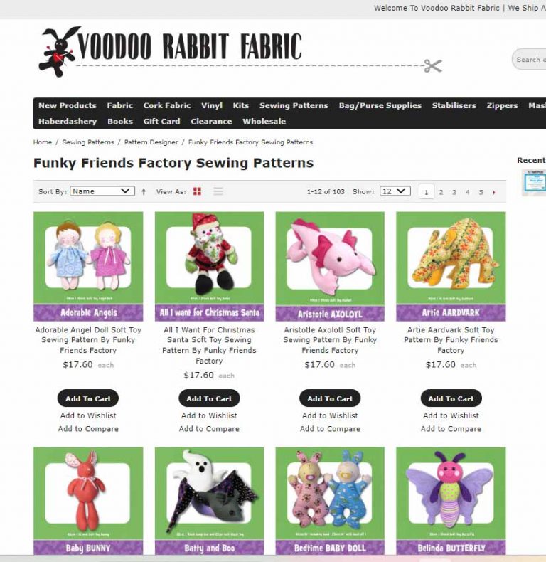 Voodoo Rabbit Fabric & Toy Eyes giveaway!!! | Funky Friends Factory