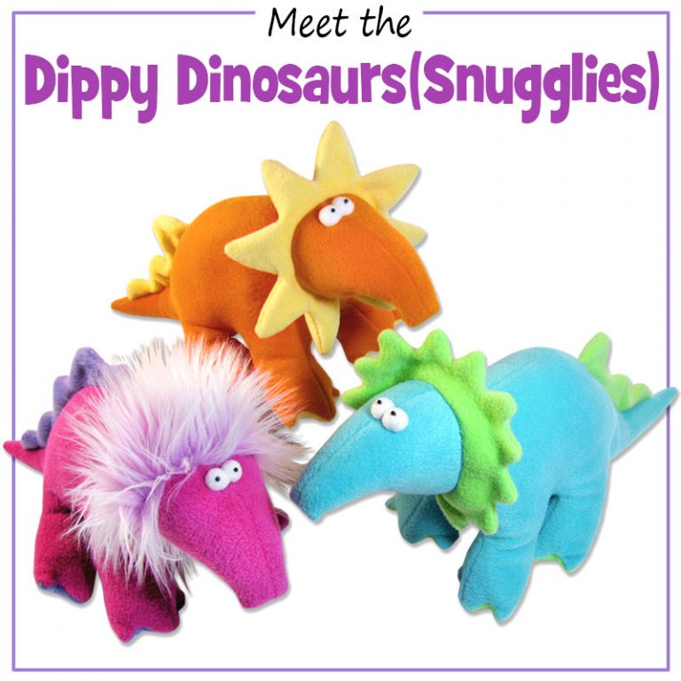 How to sew the Dippy Dinosaurs! | Funky Friends Factory