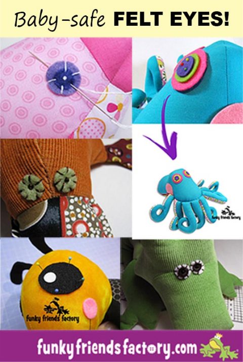 How to Make Baby-Safe Eyes for memory bears and soft toys | Funky ...