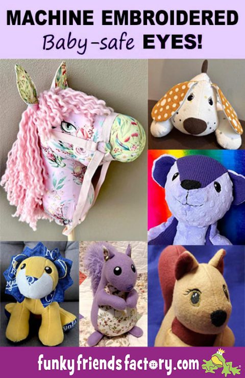 How to Make Baby-Safe Eyes for memory bears and soft toys | Funky ...