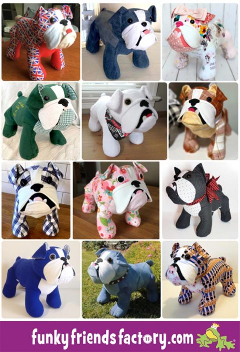 The best dog sewing patterns for plush toys, memory toys, keepsakes ...