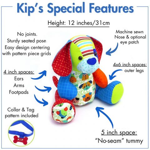 Meet Kip the KEEPSAKE DOG Pattern!🐶 | Funky Friends Factory