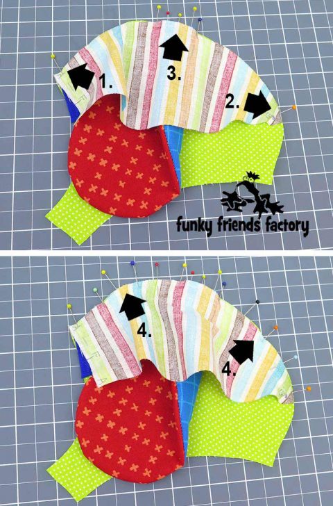 Photo tutorial – How to sew a sitting dog memory toy! | Funky Friends ...