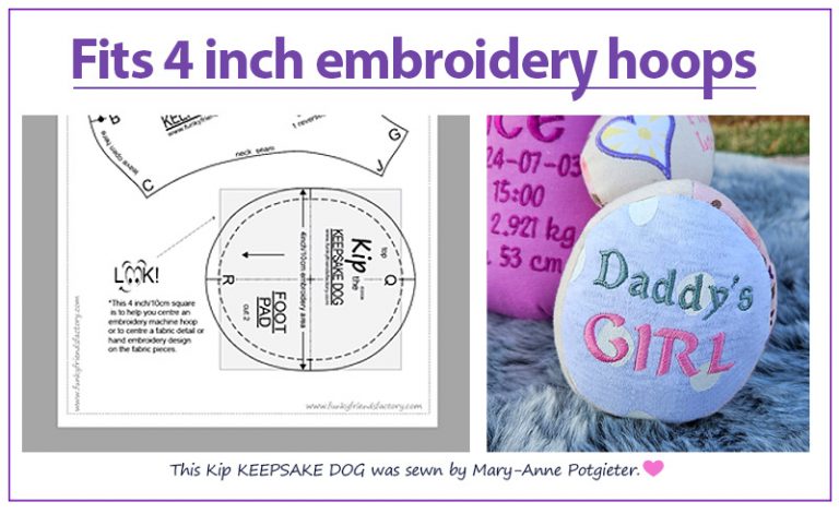 Meet Kip the KEEPSAKE DOG Pattern!🐶 | Funky Friends Factory