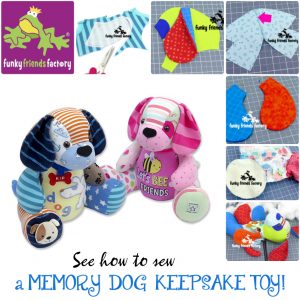 The best dog sewing patterns for plush toys, memory toys, keepsakes ...