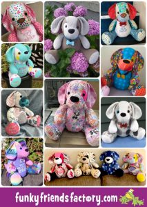 The best dog sewing patterns for plush toys, memory toys, keepsakes ...
