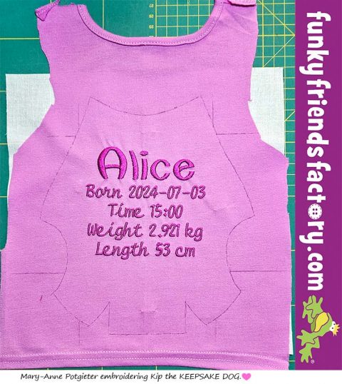 Photo tutorial – How to sew a sitting dog memory toy! | Funky Friends ...