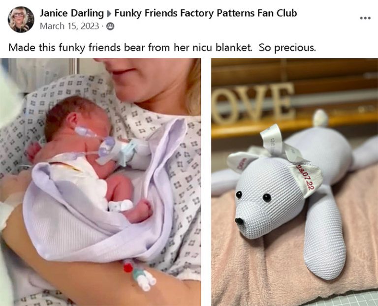 Turn a baby receiving blanket into a cute custom toy keepsake! | Funky ...