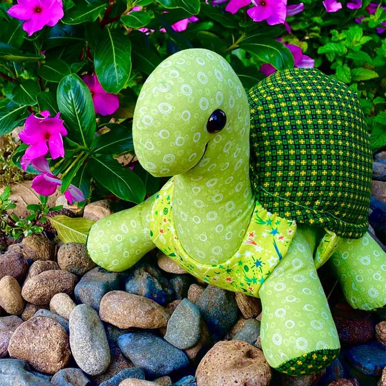 Meet the Tilly Tortoise Toy Pattern | Funky Friends Factory