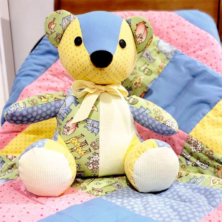 Sew a soft toy and quilt combo for a FUN gift! | Funky Friends Factory