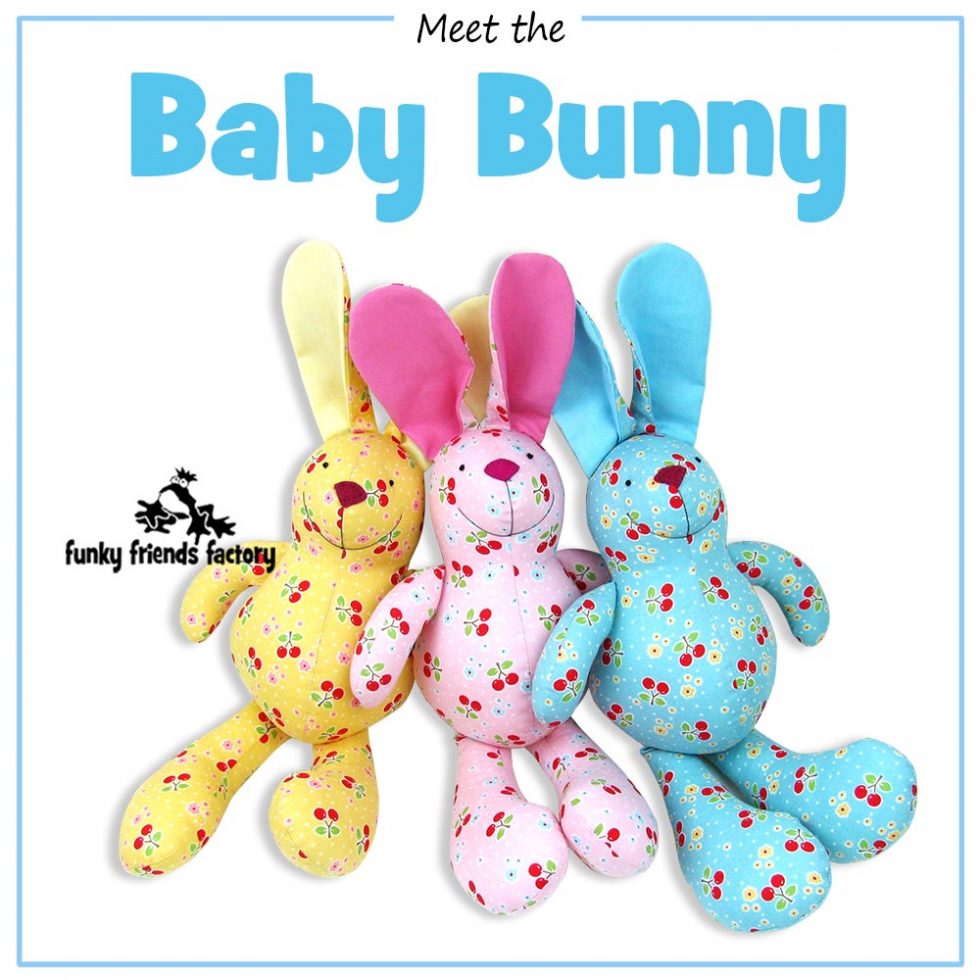 Compare the Bunny toy sewing patterns! | Funky Friends Factory