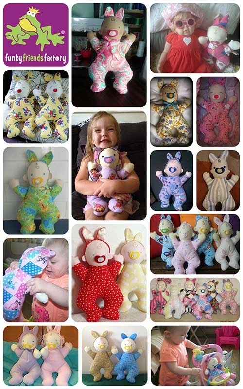 Bedtime Baby Doll INSTANT DOWNLOAD Sewing Pattern PDF