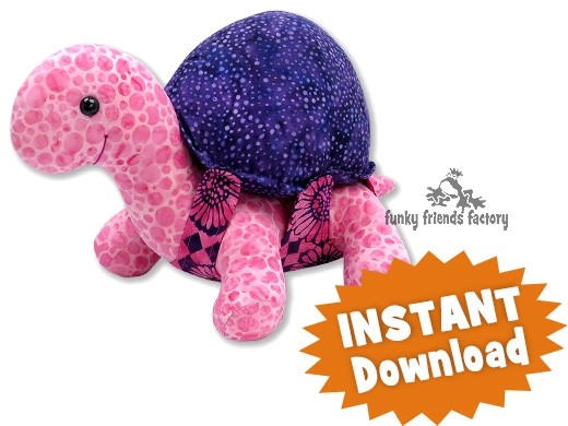 Tilly the Tortoise INSTANT DOWNLOAD Sewing Pattern PDF
